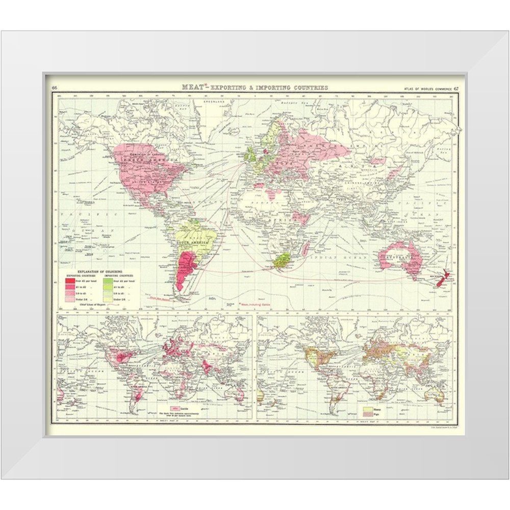 Bartholomew 30x26 White Modern Wood Framed Museum Art Print Titled ...