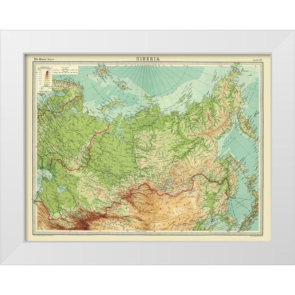 Bartholomew 32x25 White Modern Wood Framed Museum Art Print Titled ...