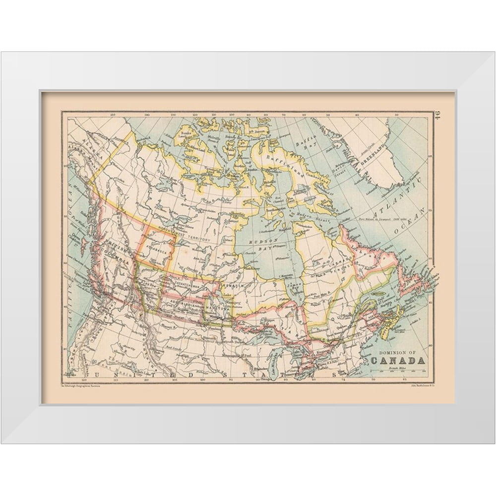 Bartholomew 32x25 White Modern Wood Framed Museum Art Print Titled ...