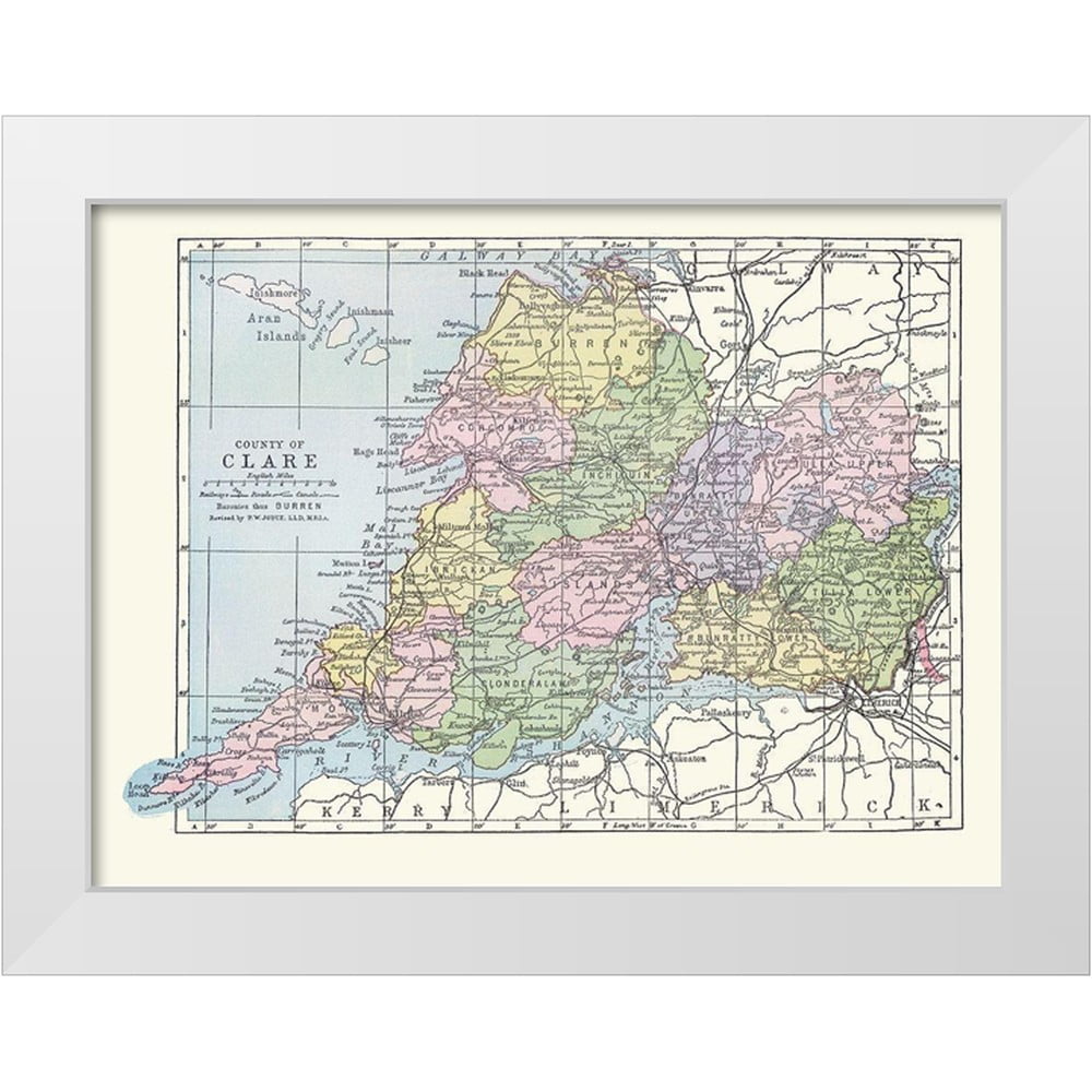 Bartholomew 32x25 White Modern Wood Framed Museum Art Print Titled ...