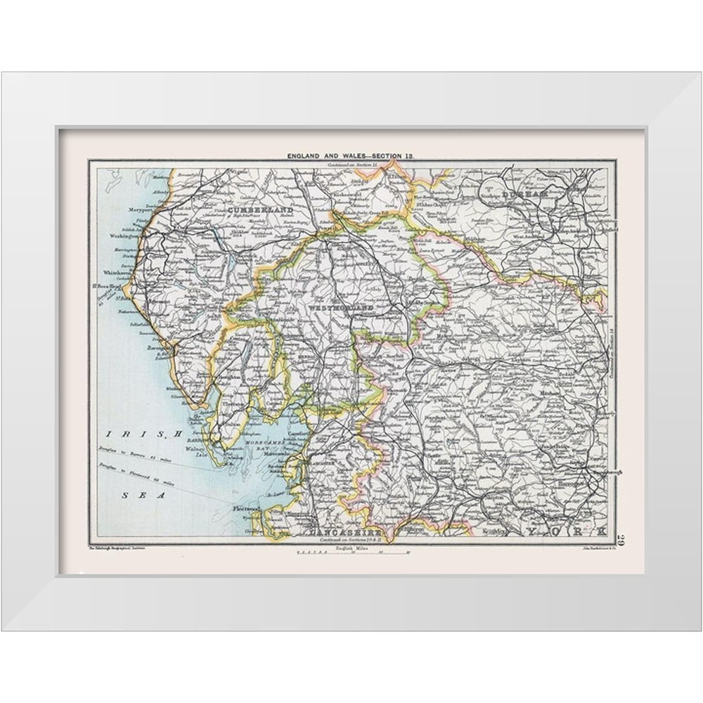 Bartholomew 32x25 White Modern Wood Framed Museum Art Print Titled ...