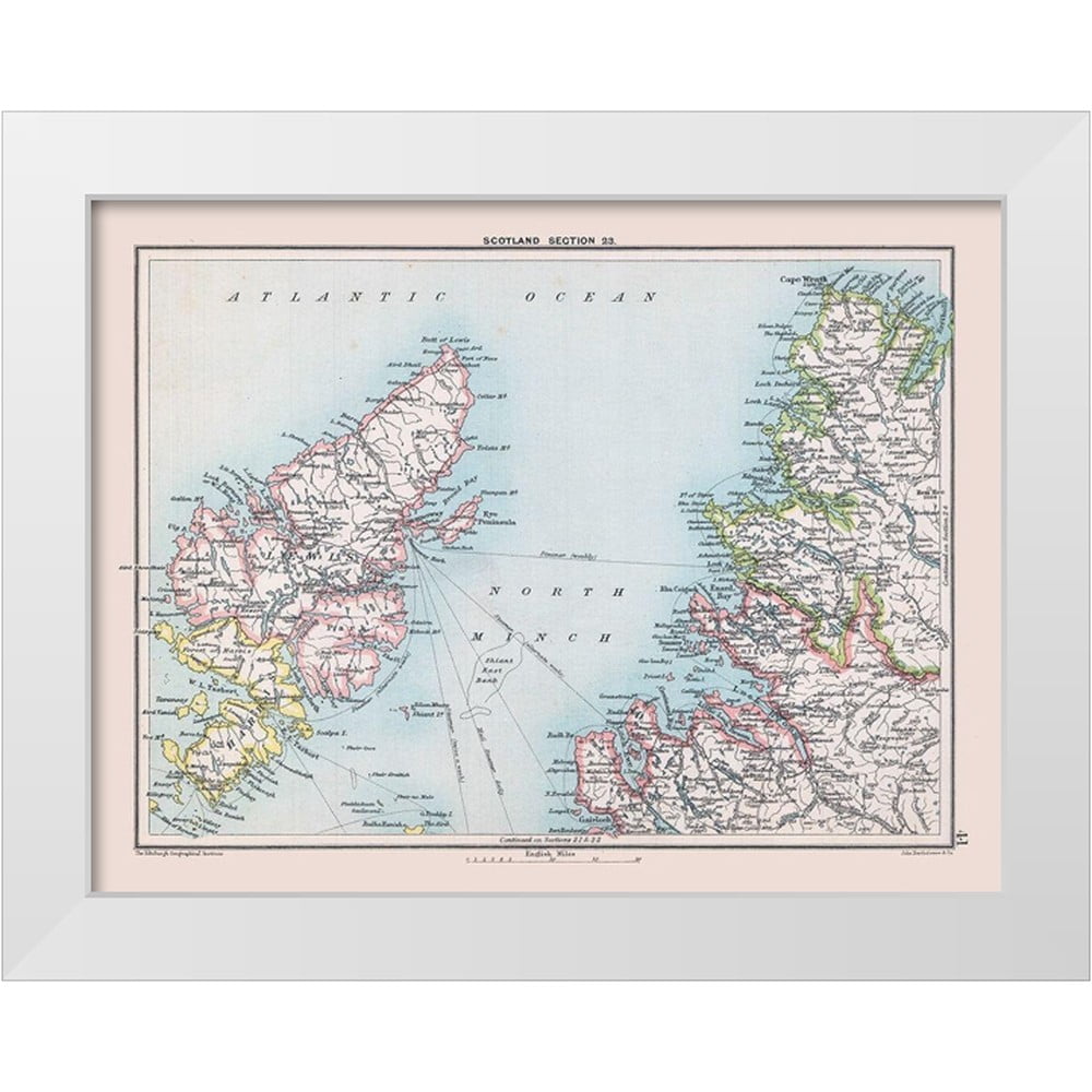 Bartholomew 32x25 White Modern Wood Framed Museum Art Print Titled ...