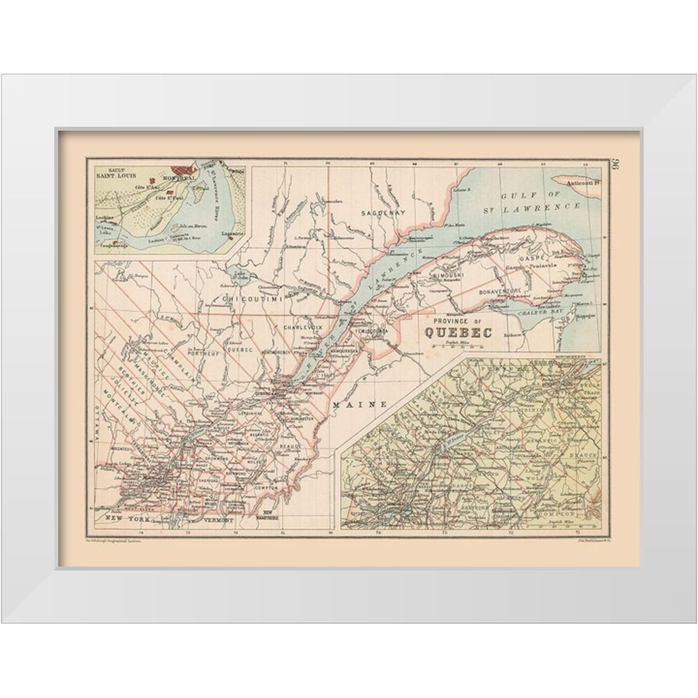 Bartholomew 32x25 White Modern Wood Framed Museum Art Print Titled ...