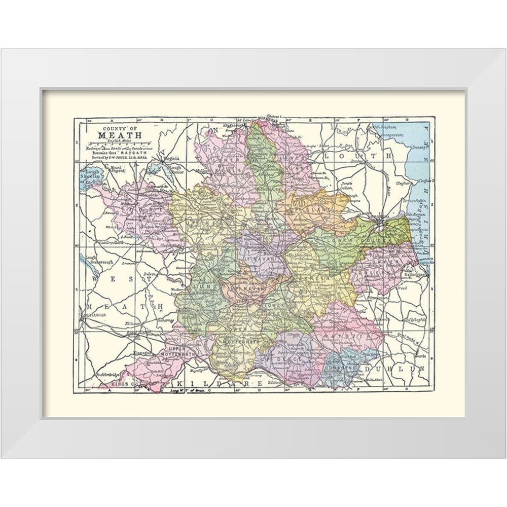 Bartholomew 32x26 White Modern Wood Framed Museum Art Print Titled ...
