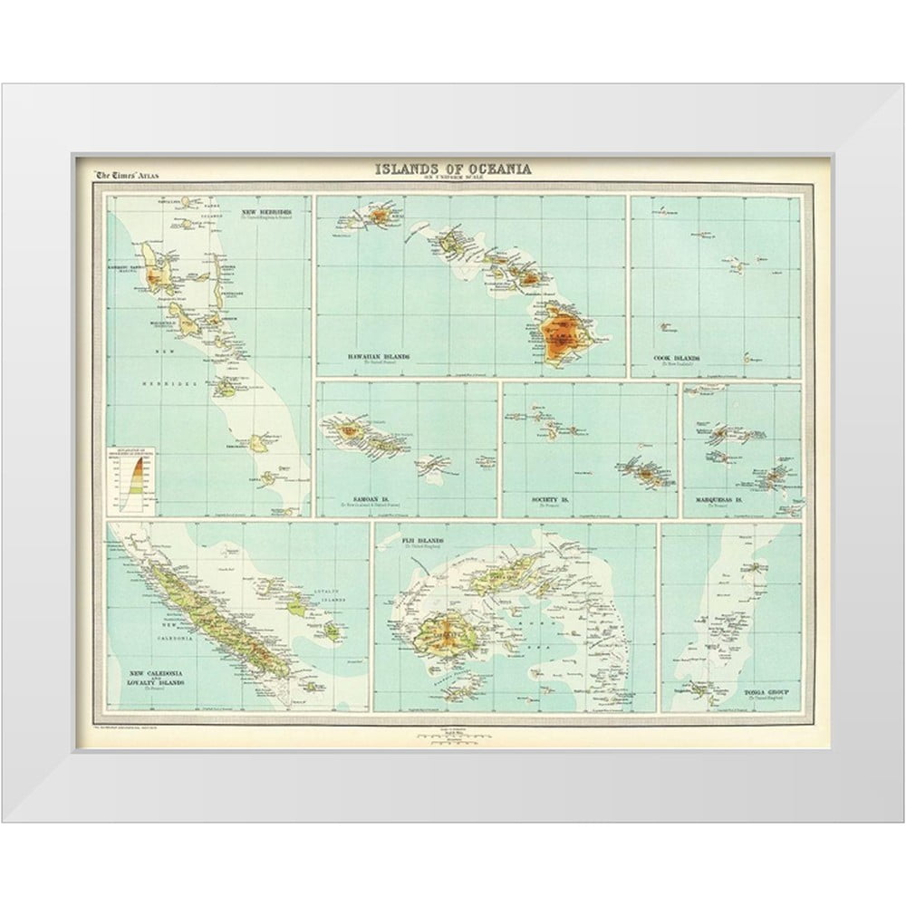 Bartholomew 32x26 White Modern Wood Framed Museum Art Print Titled ...