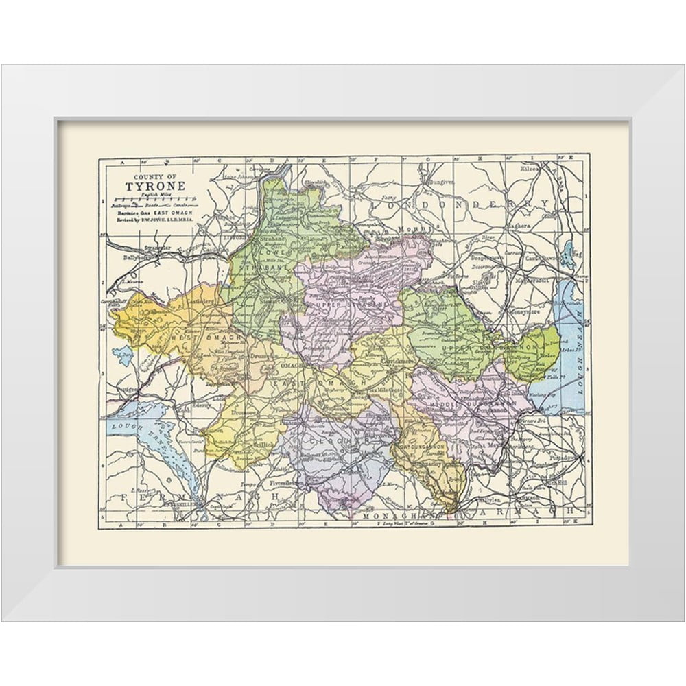 Bartholomew 32x26 White Modern Wood Framed Museum Art Print Titled ...