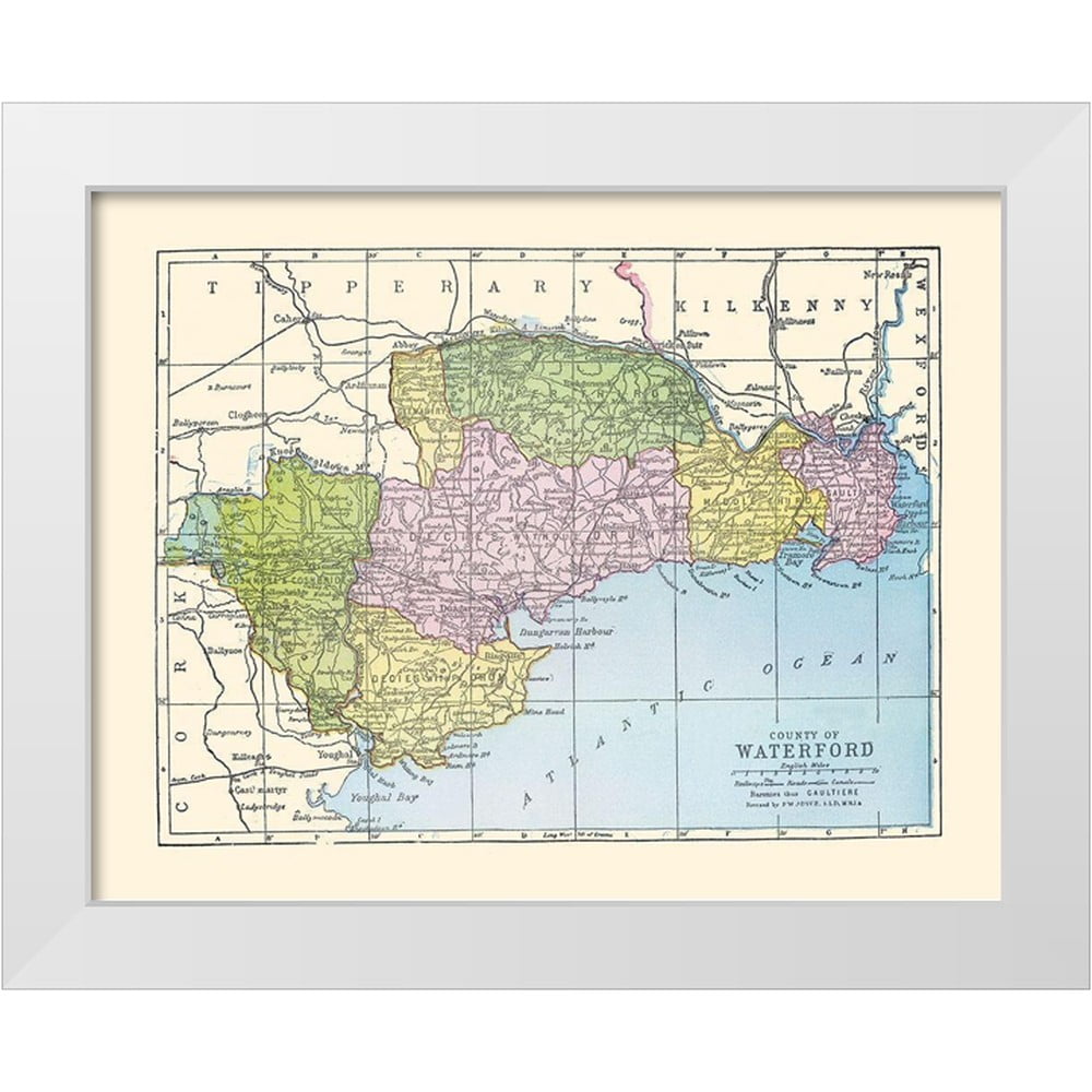 Bartholomew 32x26 White Modern Wood Framed Museum Art Print Titled ...