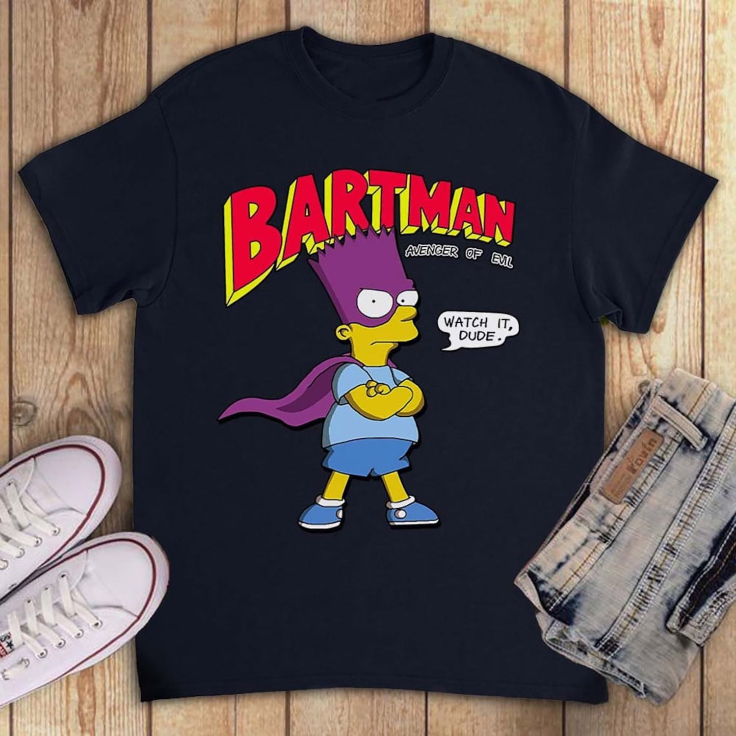 Bartman Bart Simpson The Simpsons Funny Gift Unisex T-Shir - Walmart.com