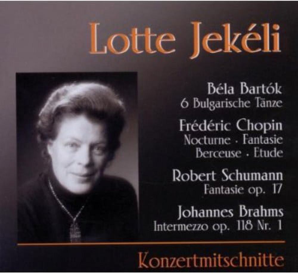 Bartok / Jekeli,Lotte - Konzertmitschnitte - Music & Performance - CD ...