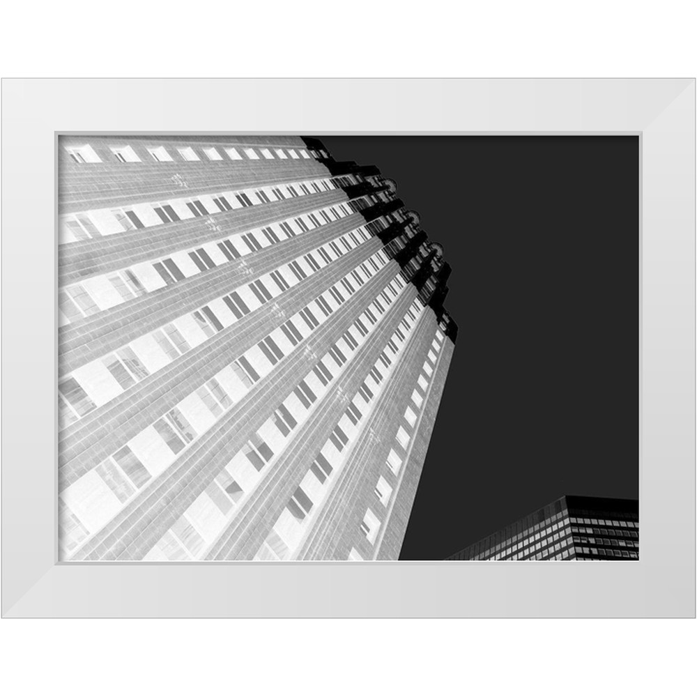 Bartola 18x14 White Modern Wood Framed Museum Art Print Titled ...