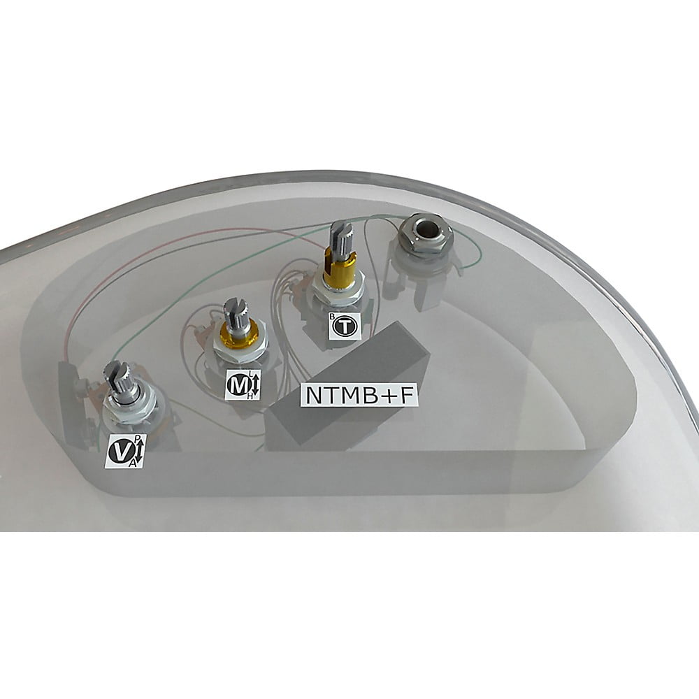 Bartolini HR-2.4AP/918 3-Band NTMB+F Preamp, 3 Pots - Walmart.com