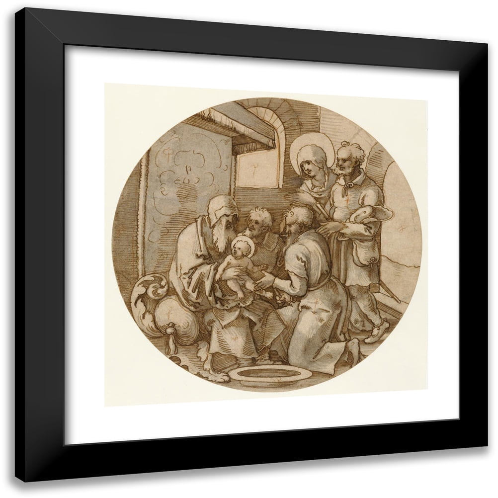 Bartolomé Estebán Murillo 12x12 Black Modern Framed Museum Art Print Titled - The Christ Child ...