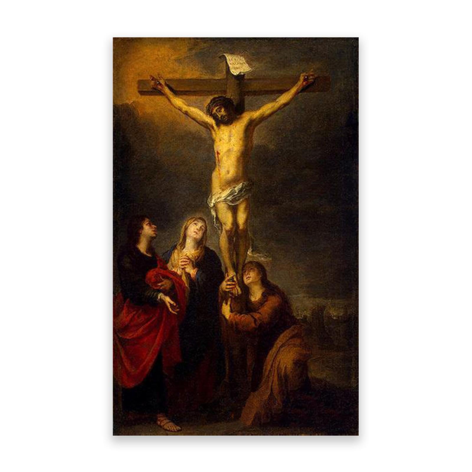 Bartolomé Esteban Murillo Poster and Print on Canvas- Crucifixion ...