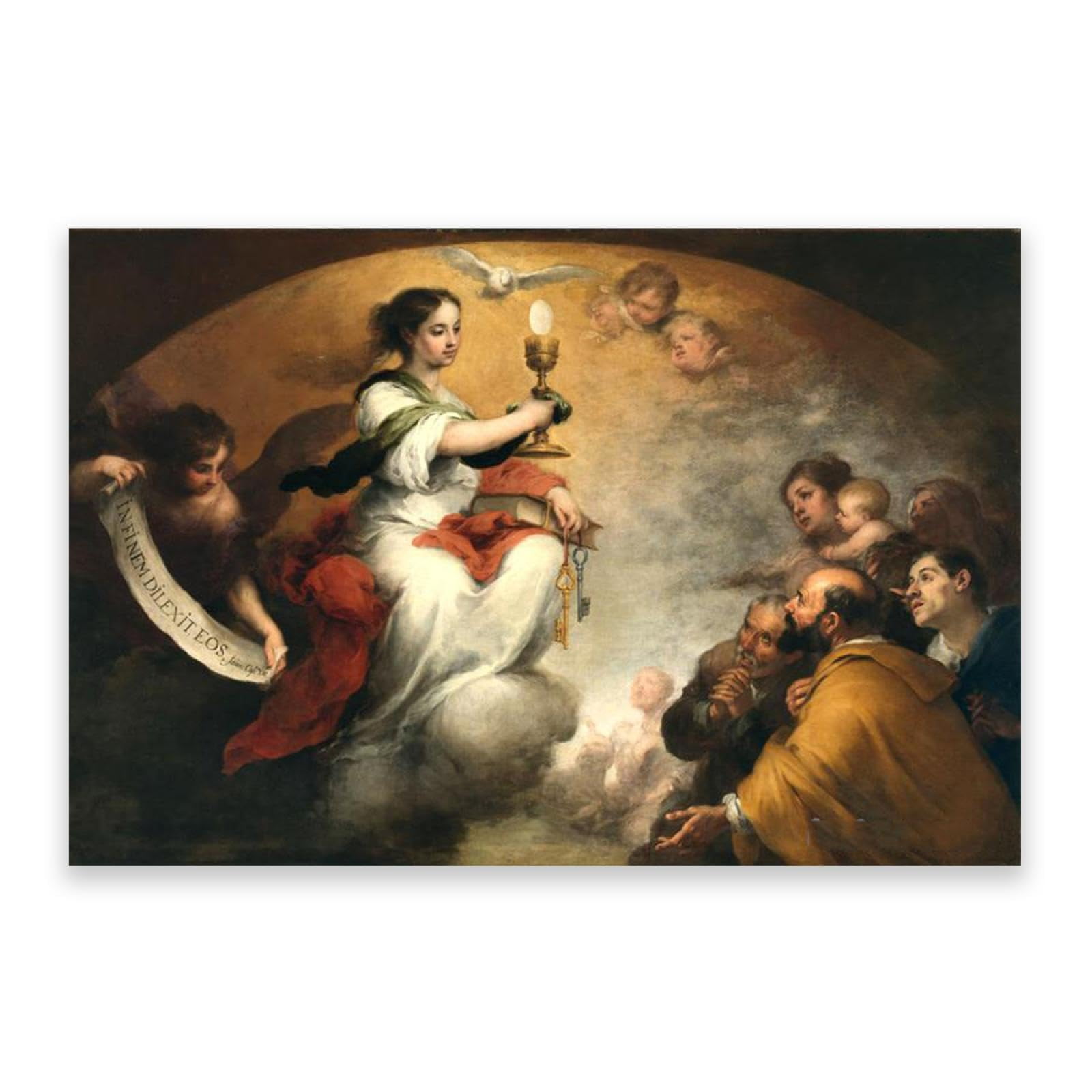 Bartolomé Esteban Murillo Poster and Print on Canvas- Faith- Famous ...
