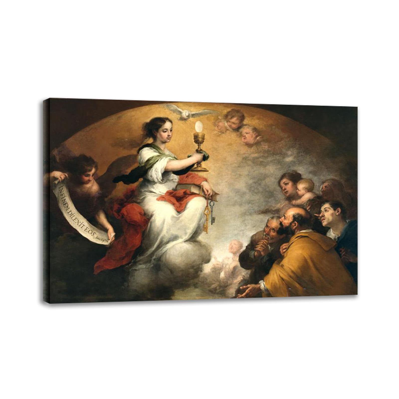 Bartolomé Esteban Murillo Poster and Print on Canvas- Faith- Famous ...