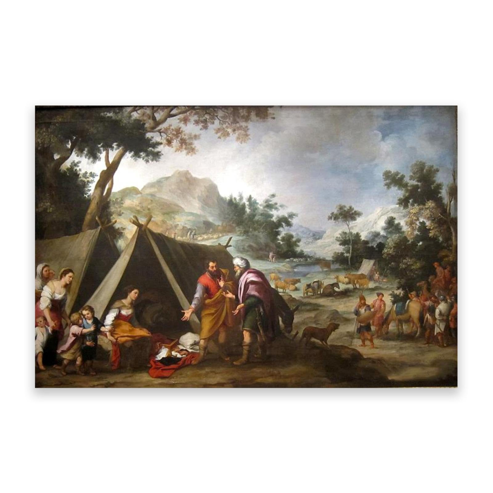 Bartolomé Esteban Murillo Poster and Print on Canvas- Household Gods ...