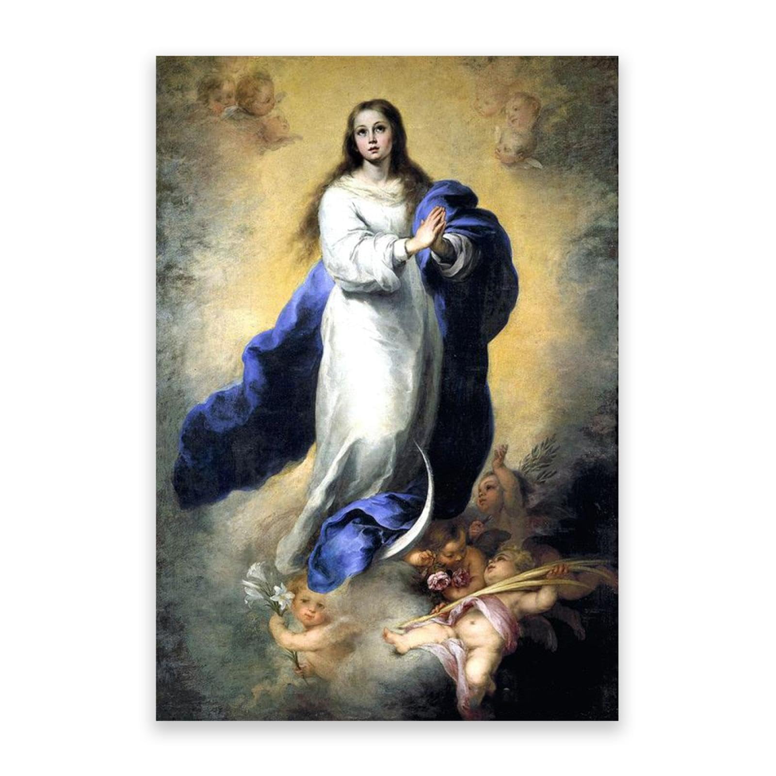 Bartolomé Esteban Murillo Poster and Print on Canvas- Immaculate ...
