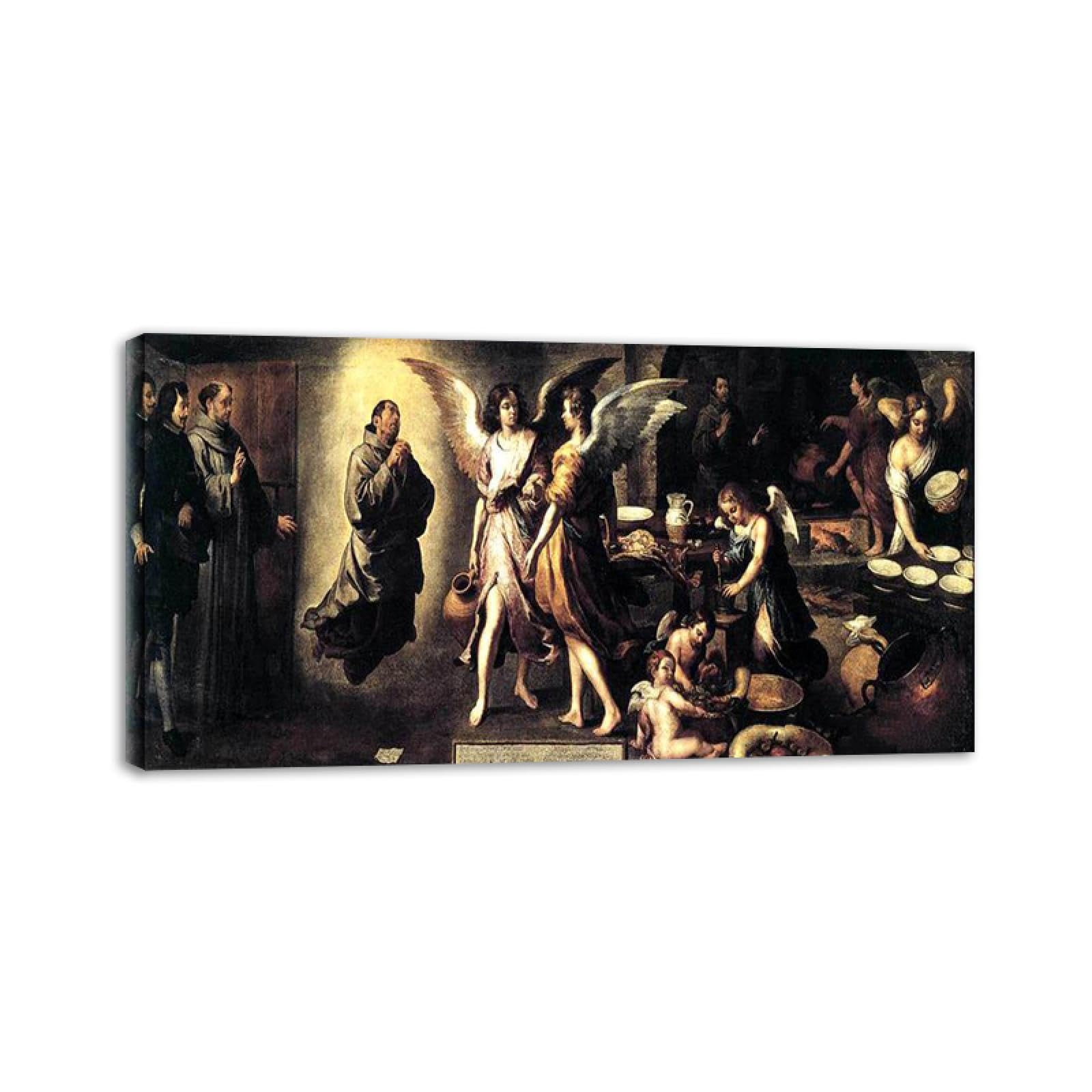 Bartolomé Esteban Murillo Poster and Print on Canvas- Kitchen- Famous ...