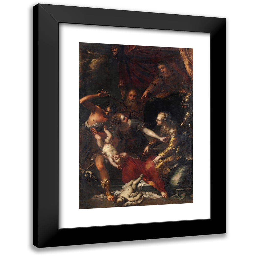 Bartolomeo Biscaino 11x14 Black Modern Framed Museum Art Print Titled ...