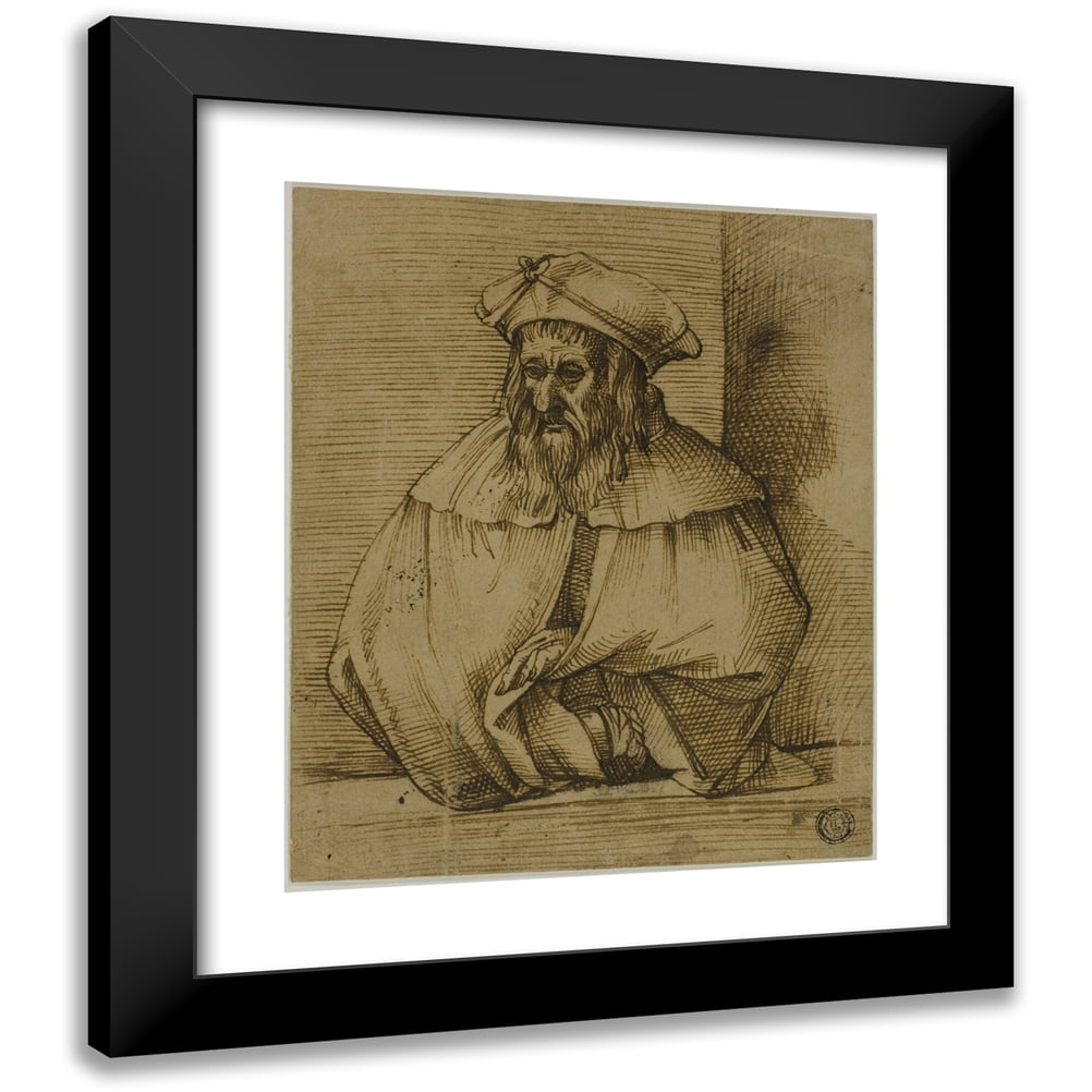 Bartolomeo Passarotti 15x18 Black Modern Framed Museum Art Print Titled ...