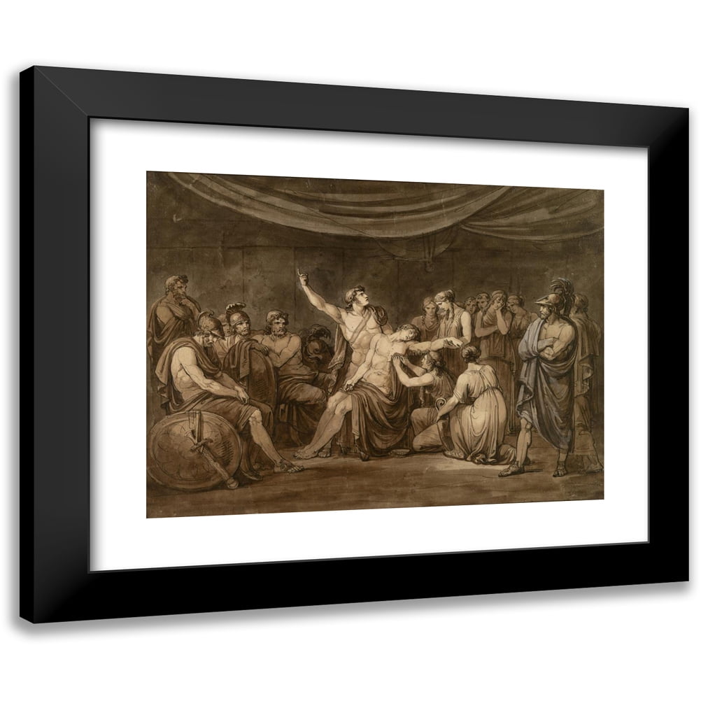 Bartolomeo Pinelli 24x19 Black Modern Framed Museum Art Print Titled ...