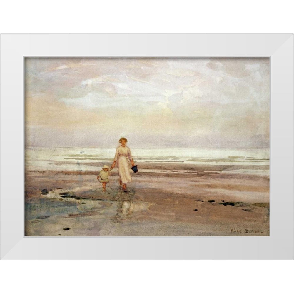 Bartom, Rose Maynard 24x19 White Modern Wood Framed Museum Art Print ...