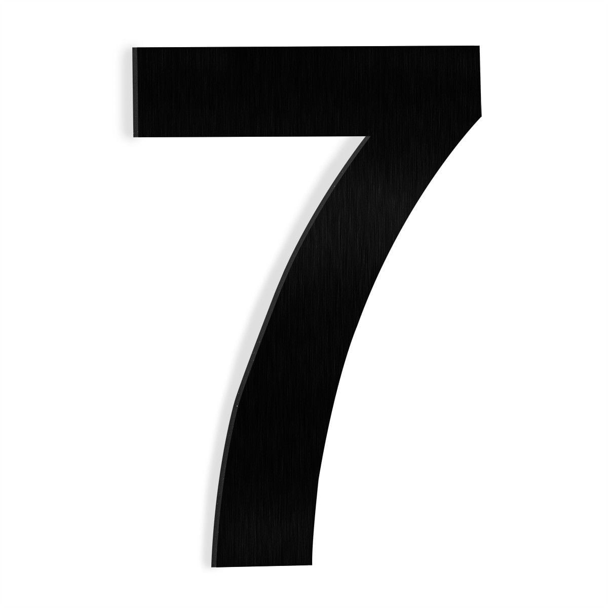 Barton 1pcs 6" inch Number 7 Floating House Number Sign House Large ...