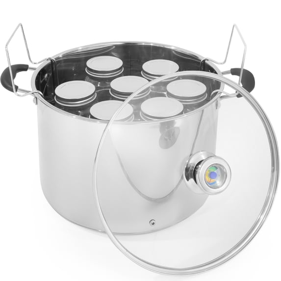 Barton 20QT Stainless Steel Canning Pot with Temp Indicator, Pasta ...