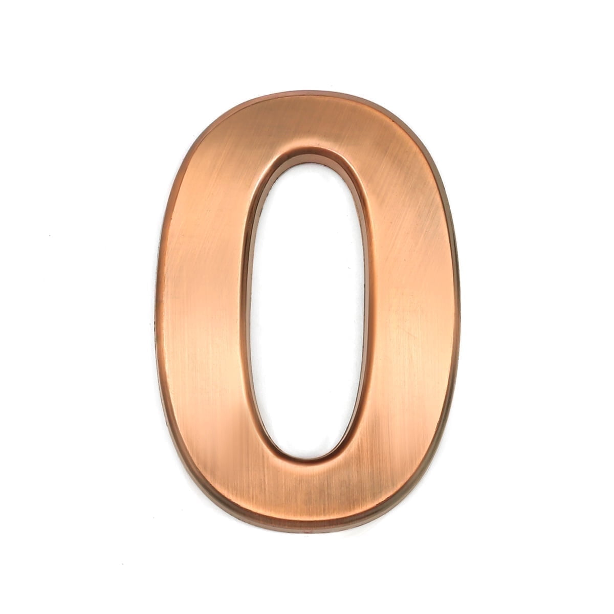 Barton 4 Inch Floating House Number "0" Bronze ABS Plastic House ...