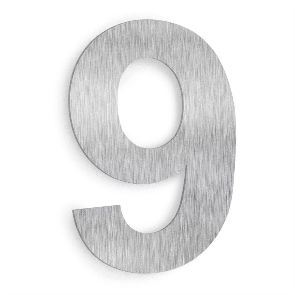 Barton 6 Inch Floating House Number "9" Stainless Steel Anti-Rust House ...