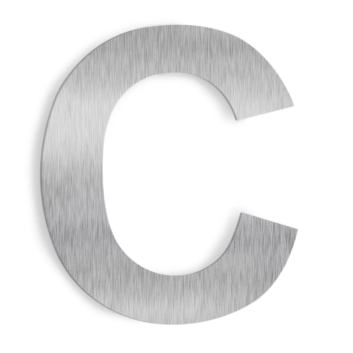 Barton 6" inch Letter C House Floating Letter Sign Solid Stainless ...