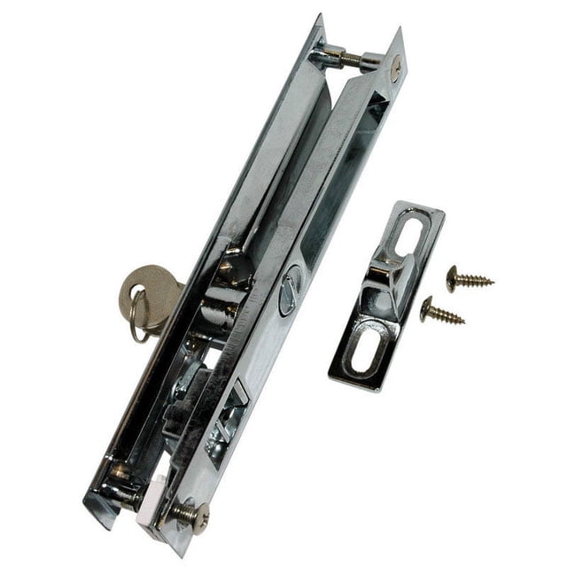 Barton Kramer 445C Chrome Plated Patio Door Lock with Key - Walmart ...
