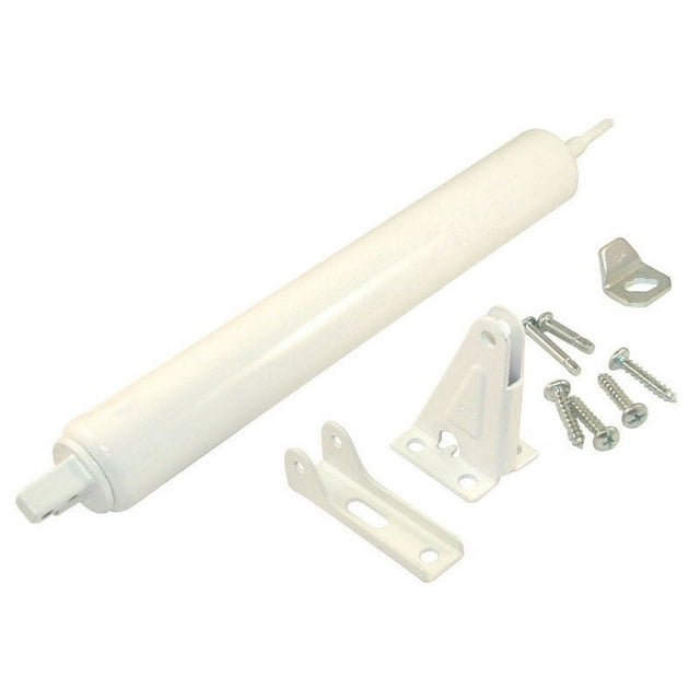 Barton Kramer Powder Coated White Aluminum Pneumatic Adjustable Door ...