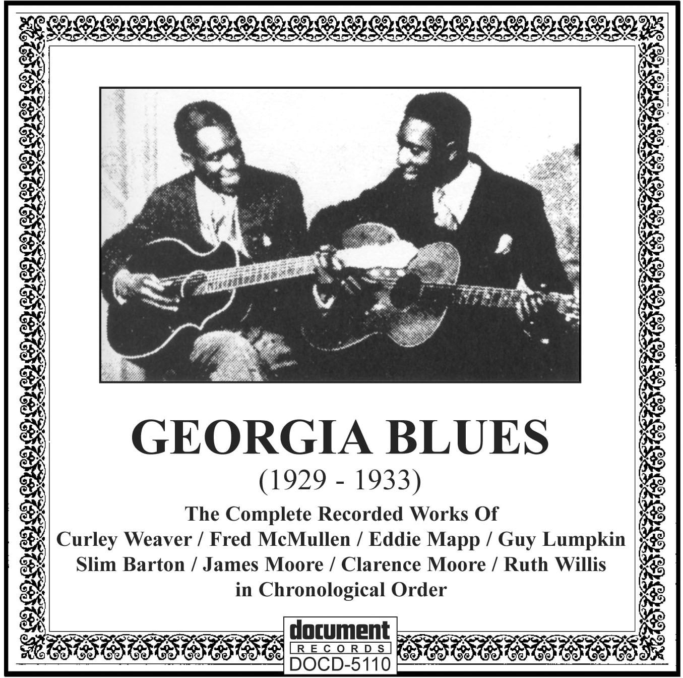 Barton / Mapp / McMullen / Weaver - 1928-33-Georgia Blues - Music ...