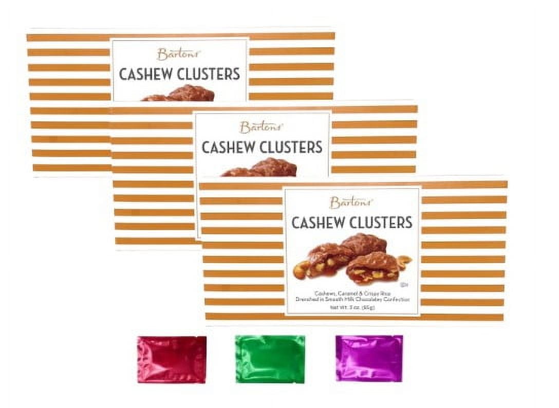 Bartons Cashew Clusters – Cashews, Caramel, Crispy Rice Drenched in ...