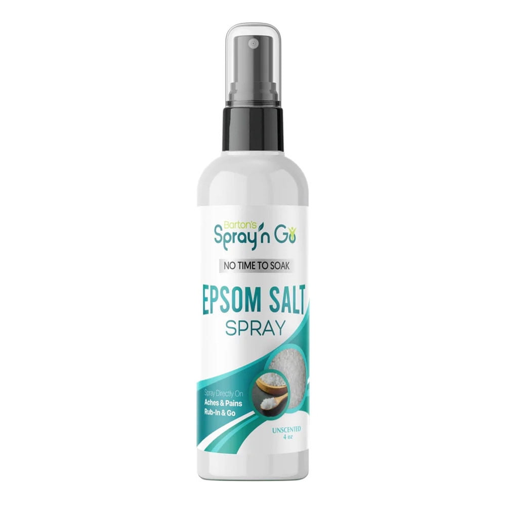 Bartons Spray N Go Epsom Salt Spray with Unscented, 4 Oz.. - Walmart.com