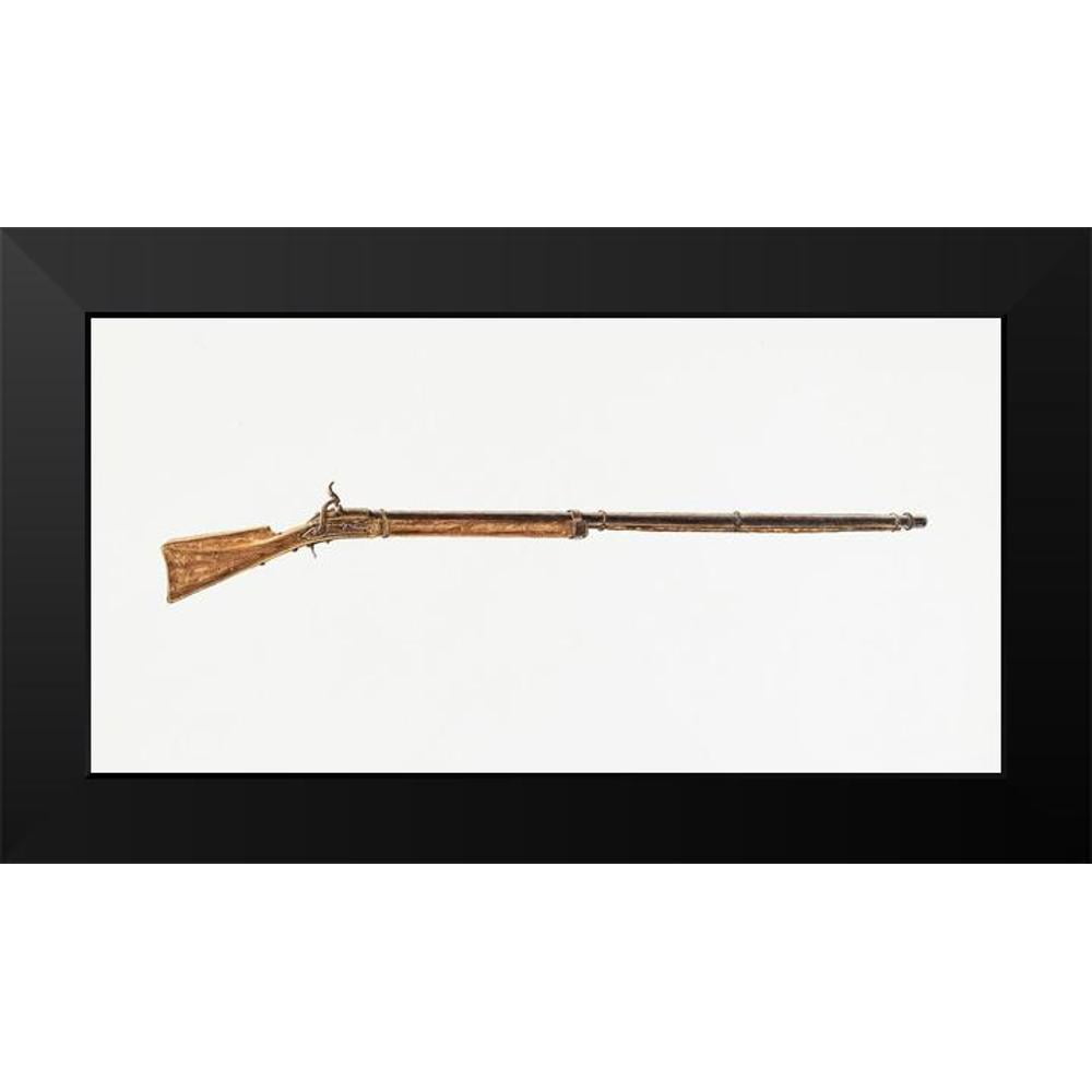 Bartz, Eugene 18x11 Black Modern Framed Museum Art Print Titled - Gun ...
