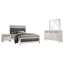 Barzini 5-piece Eastern King Bedroom Set White - Walmart.com