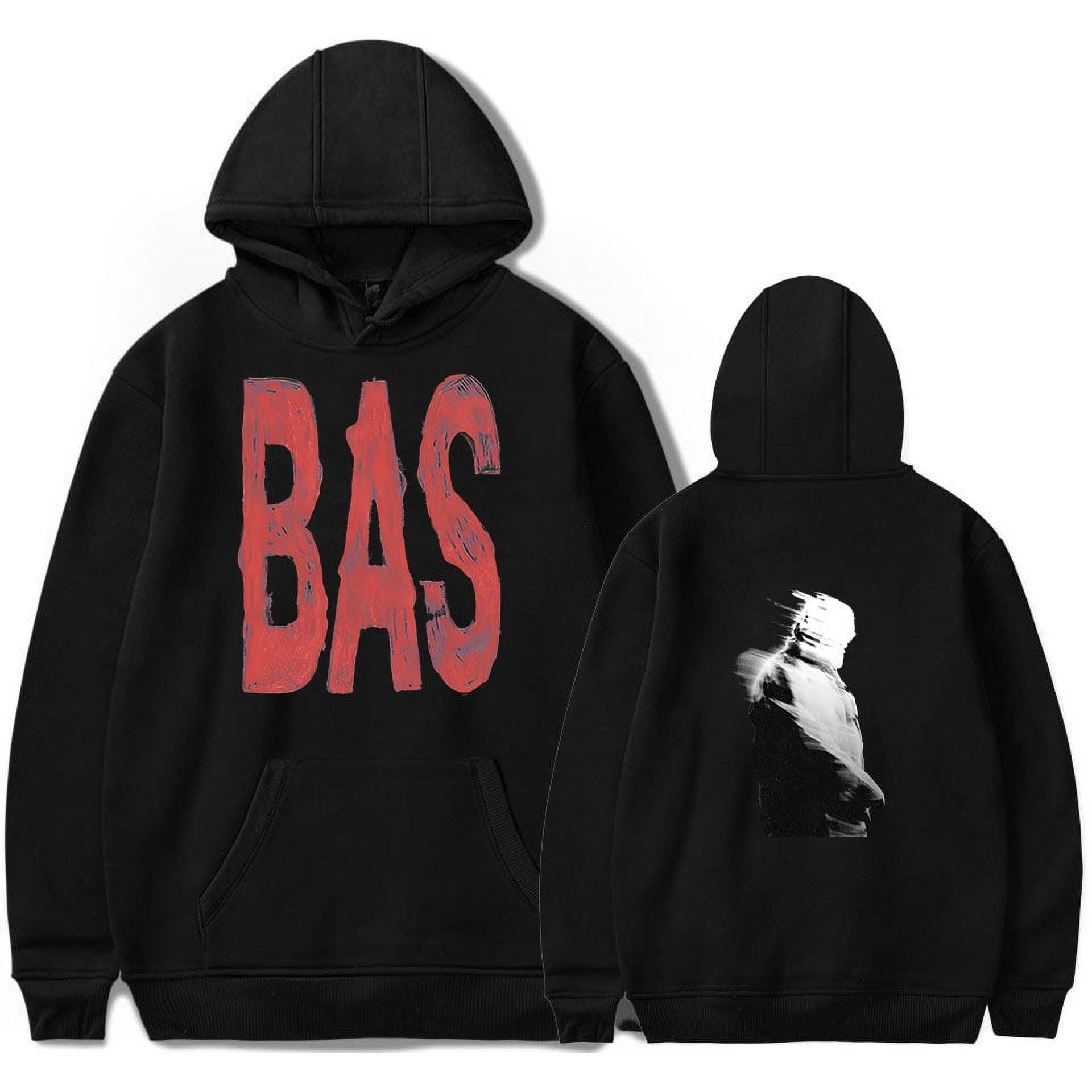 Bas Rapper Hoodie Bas Rapper Tour Merch Men Women Hooded HipHop Fashion ...