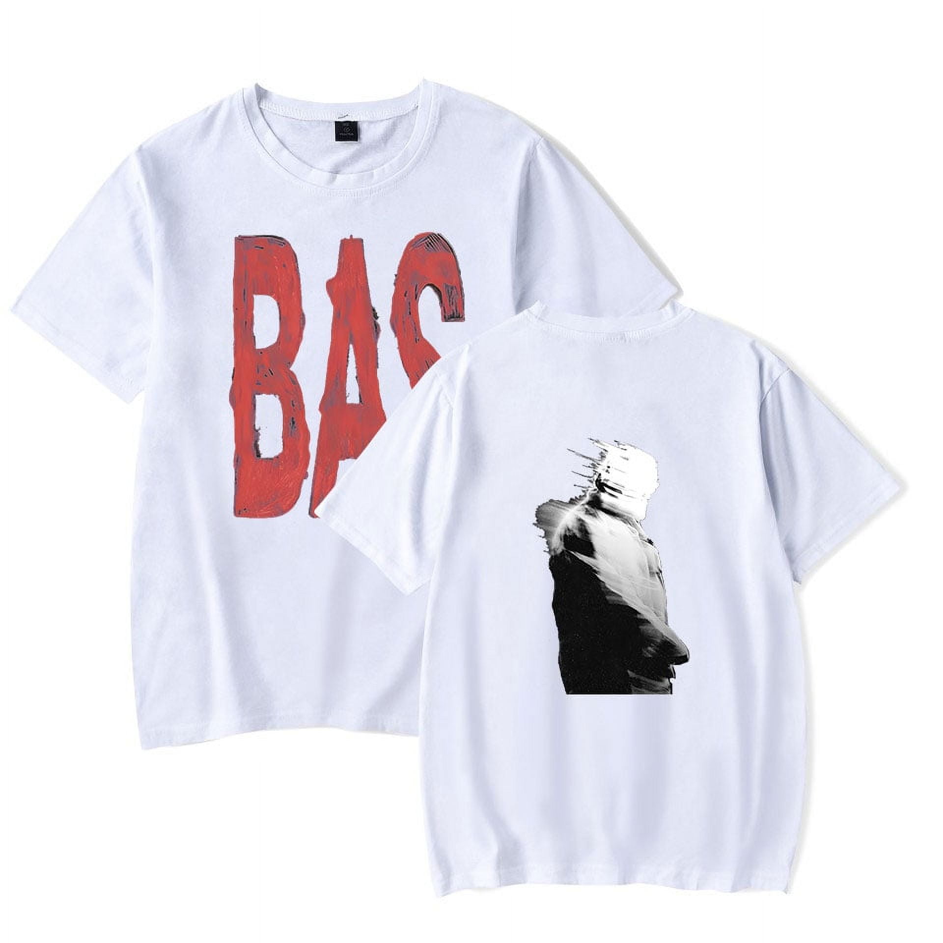 Bas Rapper T-shirt Rapper Bas 2024 Tour Merch Women Men Tee HipHop ...