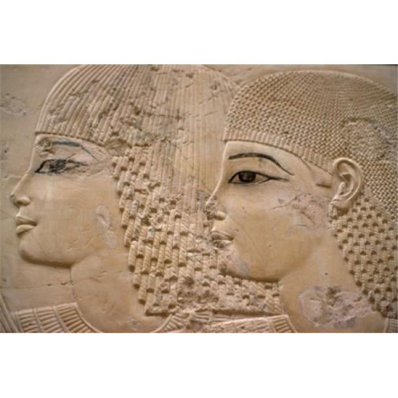 Bas-Relief on Family Tomb of Ramose Vizier of Amenhotep III Egyptian ...