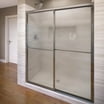 Basco Classic 60'' x 70'' Bypass Semi-Frameless Shower Door - Walmart.com