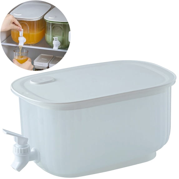 Basdi Refrigerator Cold Water Jug with Faucet - Large Capacity Fruit ...