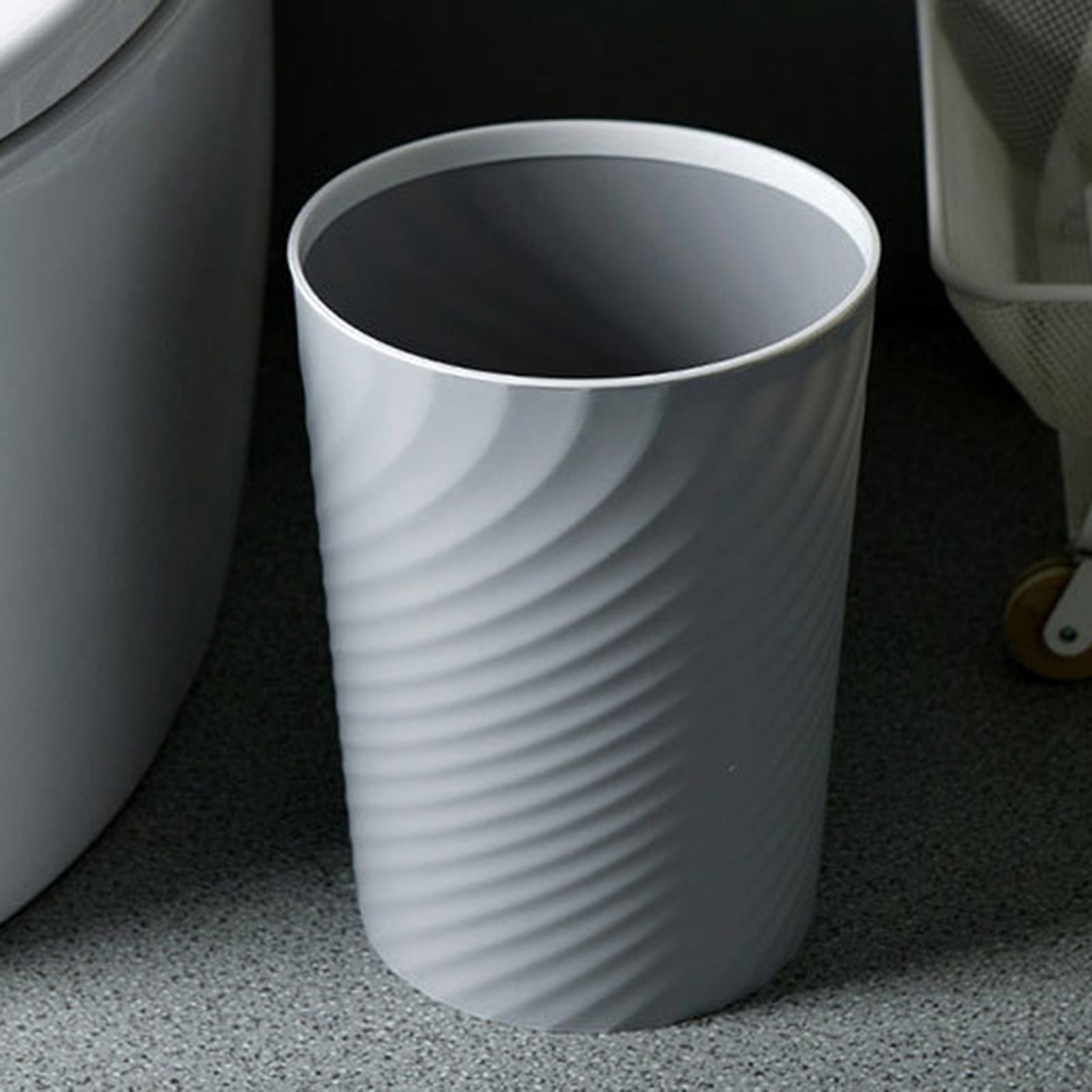 Basdi Small Trash Can, 1.8 Gallon Modern Trash Can - Slim Small ...