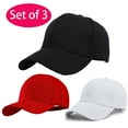Q L A S H Low Profile Baseball Hat Set for Men & Women, Flex Fit ...