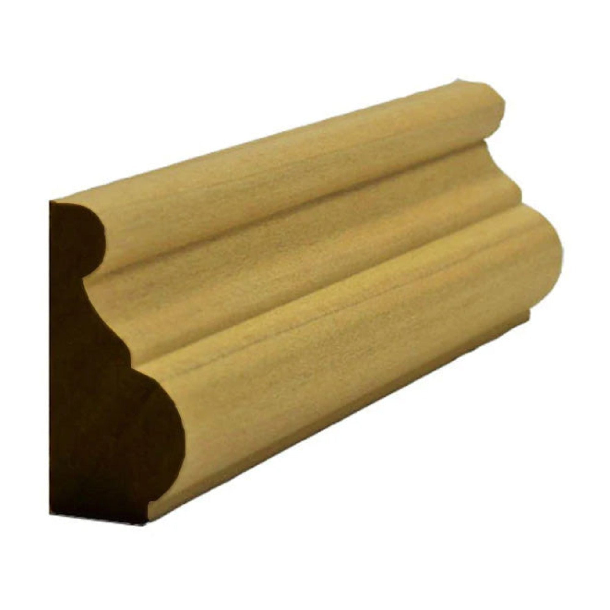 EWBC13 Traditional 1-3/8" Tall x 11/16" Base Cap Moulding. Unfinished ...