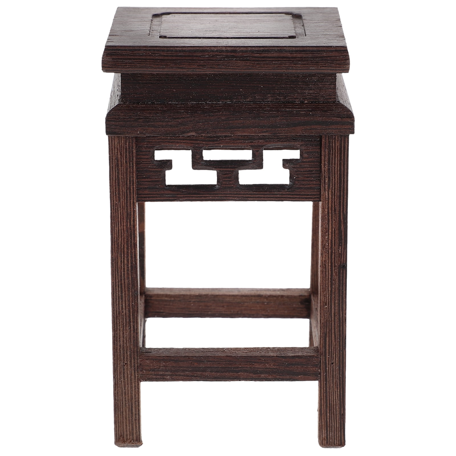Base Chinese Display Stand Indoor Plants Wooden Rack Vintage Vase ...