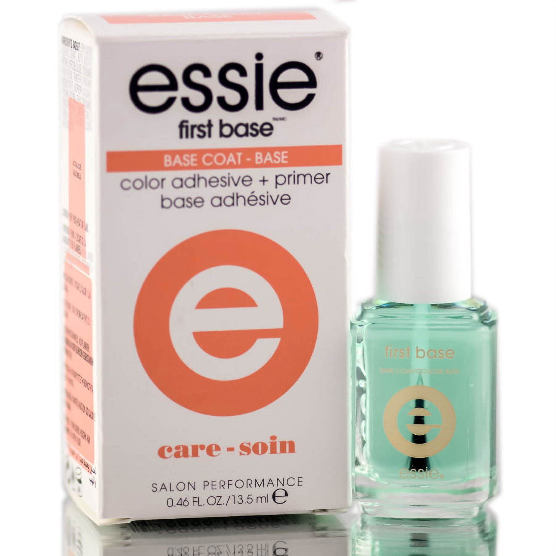 Base Coat: Essie First Base Coat & Base Care Soin (Size : 0.46 oz ...