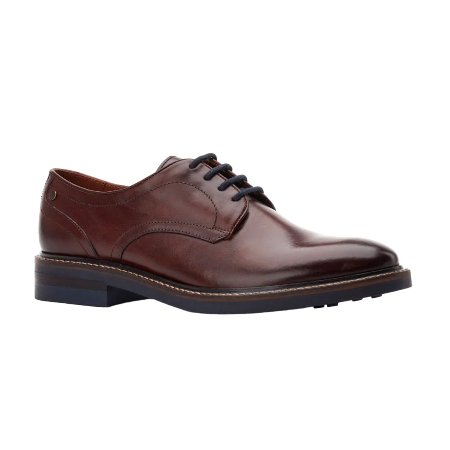 Base London Mens Mawley Leather Derby Shoes - Walmart.com