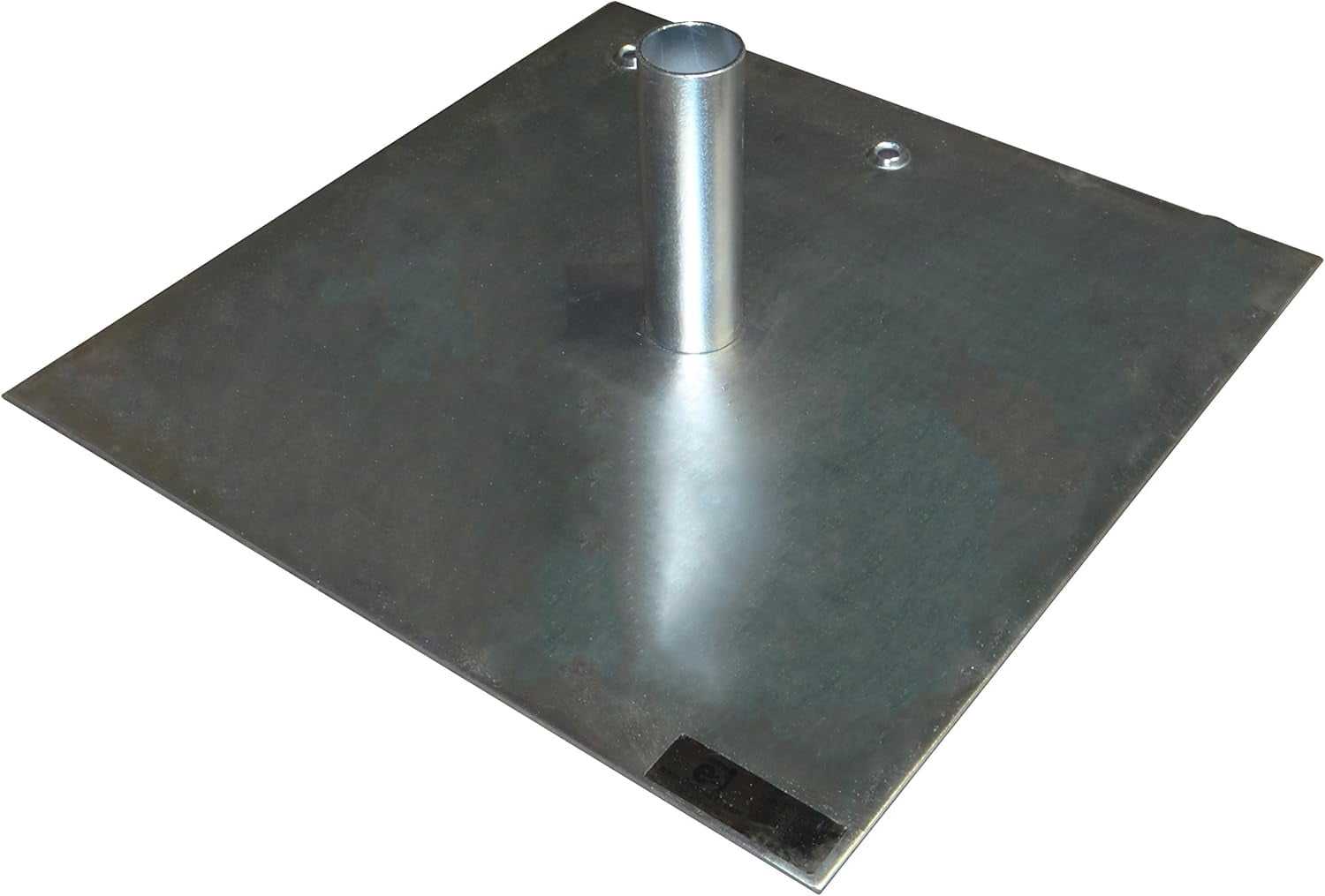 Base Plate, Coated Steel, for use with Pipe and Drape System, 18"x18"3/ ...